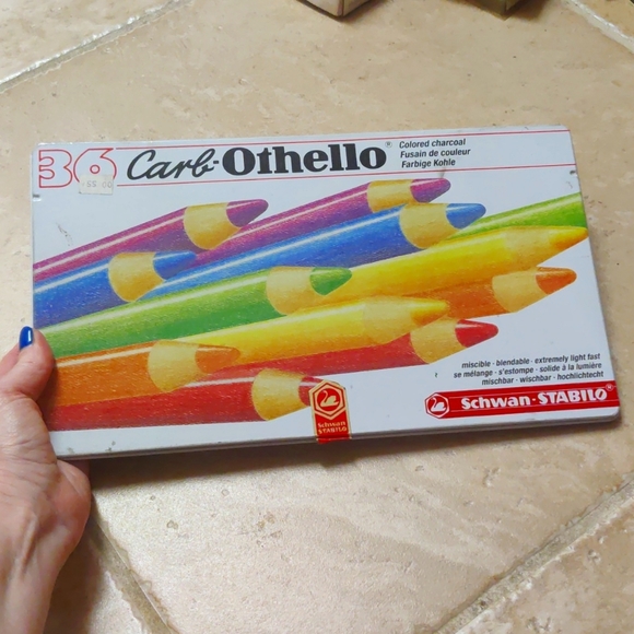 carb othello | Art | German Colored Charcoal Drawing Pencils Set Of 36 ...